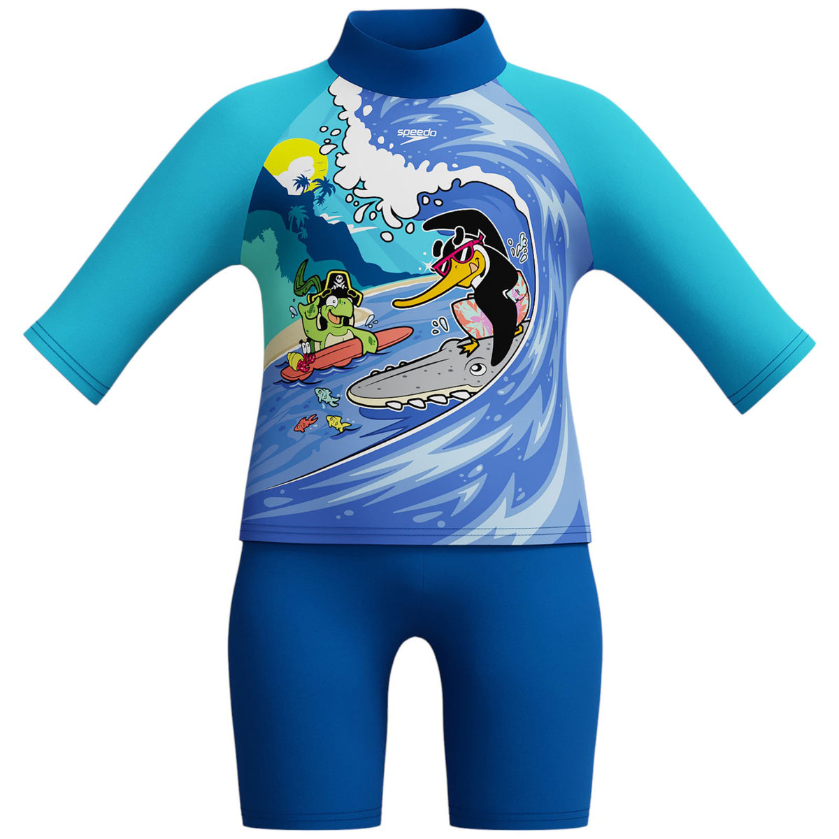 Speedo Boys Learn to Swim Sun Protection Top and Short Set – Intersport ...