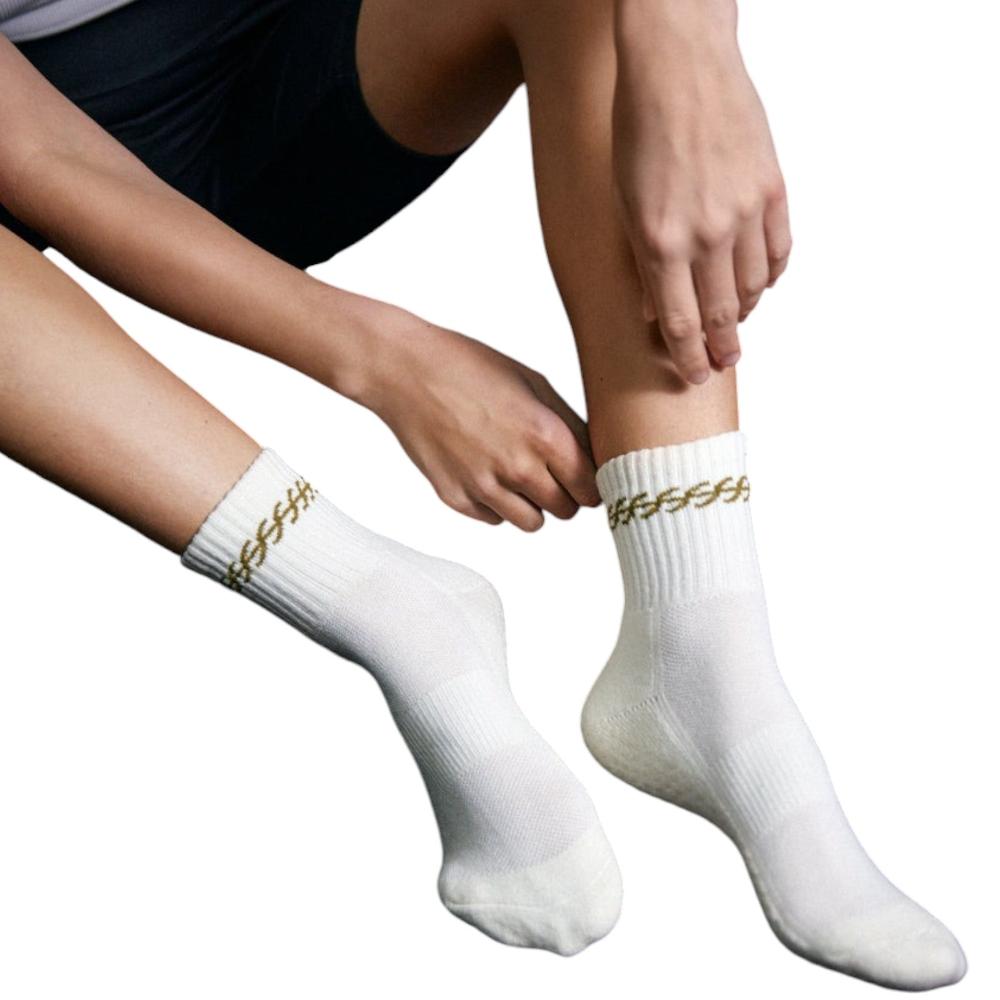 FormSchool The Shortie Womens Ankle Length Grip Crew Socks