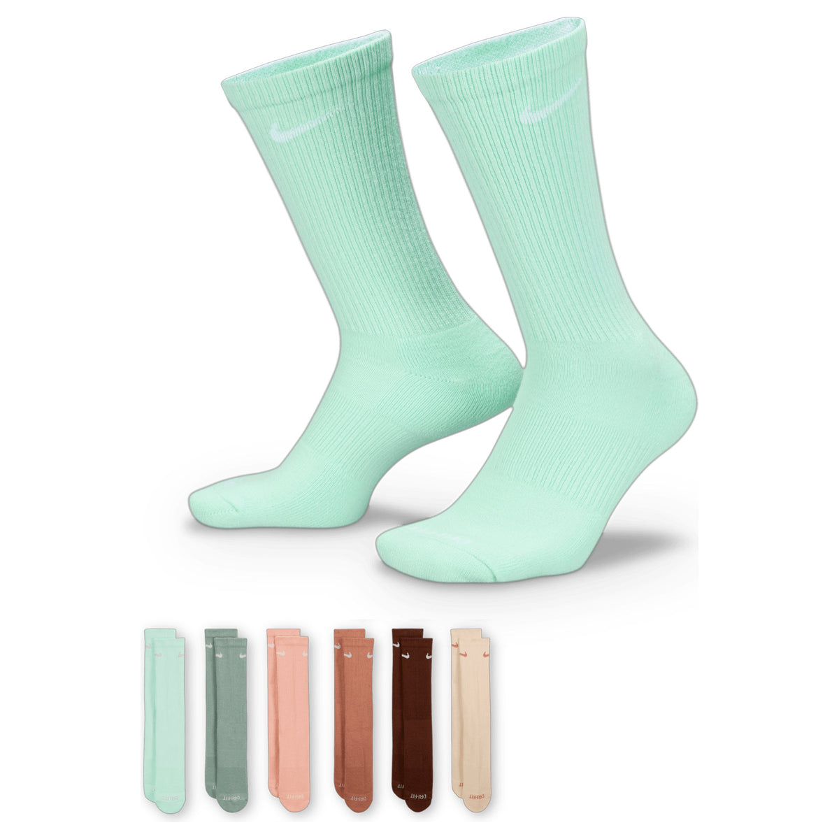 Nike Everyday Plus Cushioned Training Crew Socks (6 Pairs) – Intersport ...