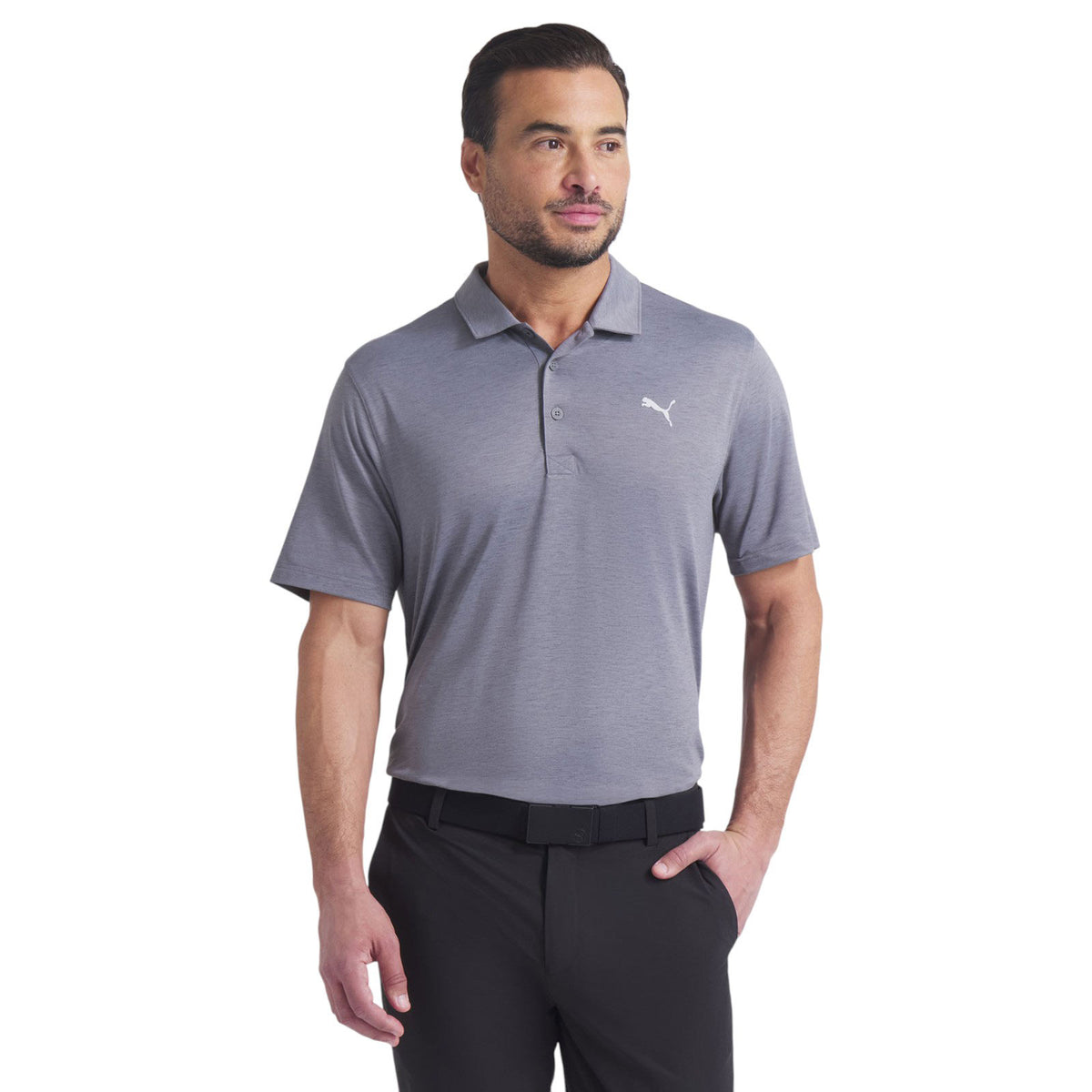 Puma Icon Heather 2.0 Mens Short-Sleeve Golf Polo Shirt – Intersport ...