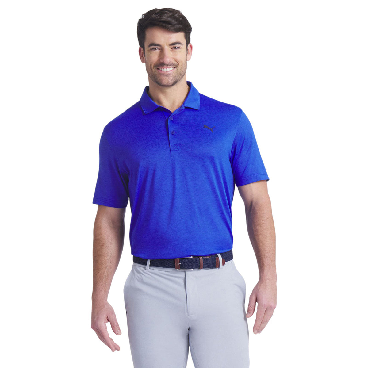 Puma Icon Heather 2.0 Mens Short-Sleeve Golf Polo Shirt – Intersport ...