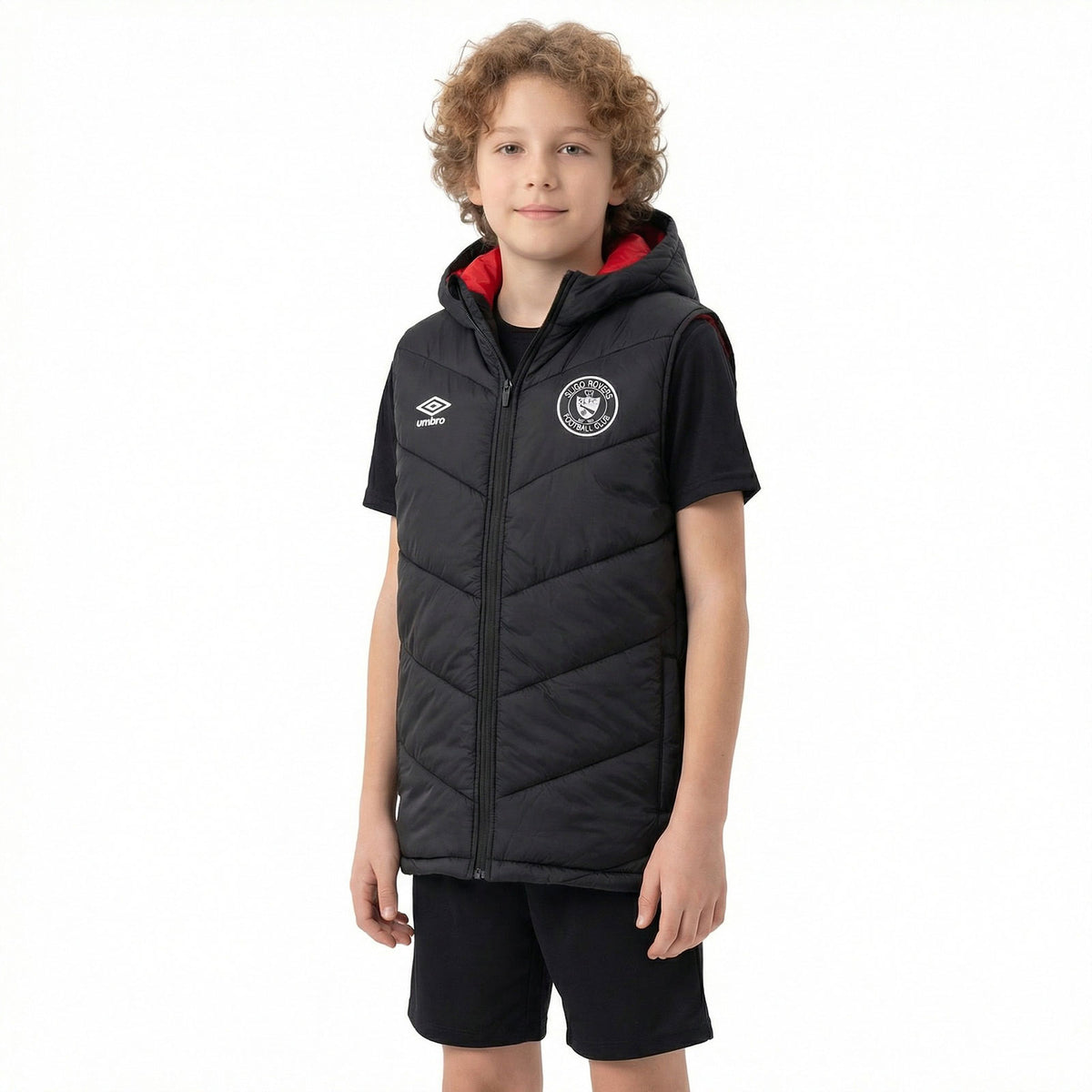 Umbro Sligo Rovers Football 2026 Kids Full-Zip Hood Gilet – Intersport ...