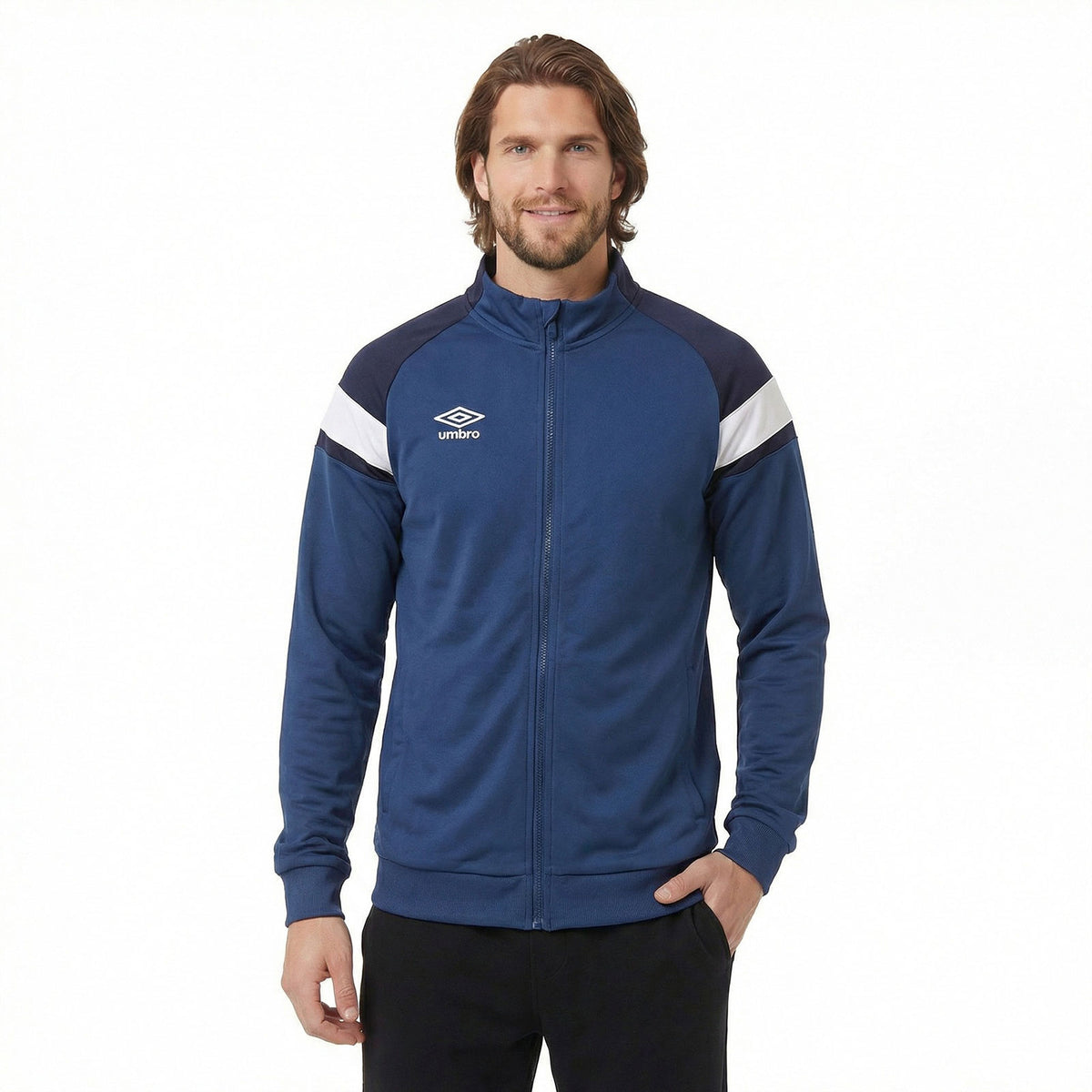 Umbro Knitted Mens Full-Zip Logo Training LS Jacket – Intersport Elverys