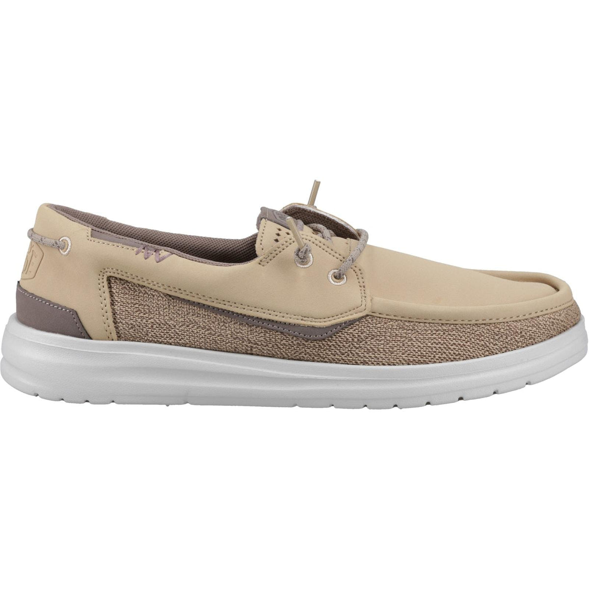 HEYDUDE Mens Welsh Grip Classic Mesh Shoes Incense/Morel Brown ...