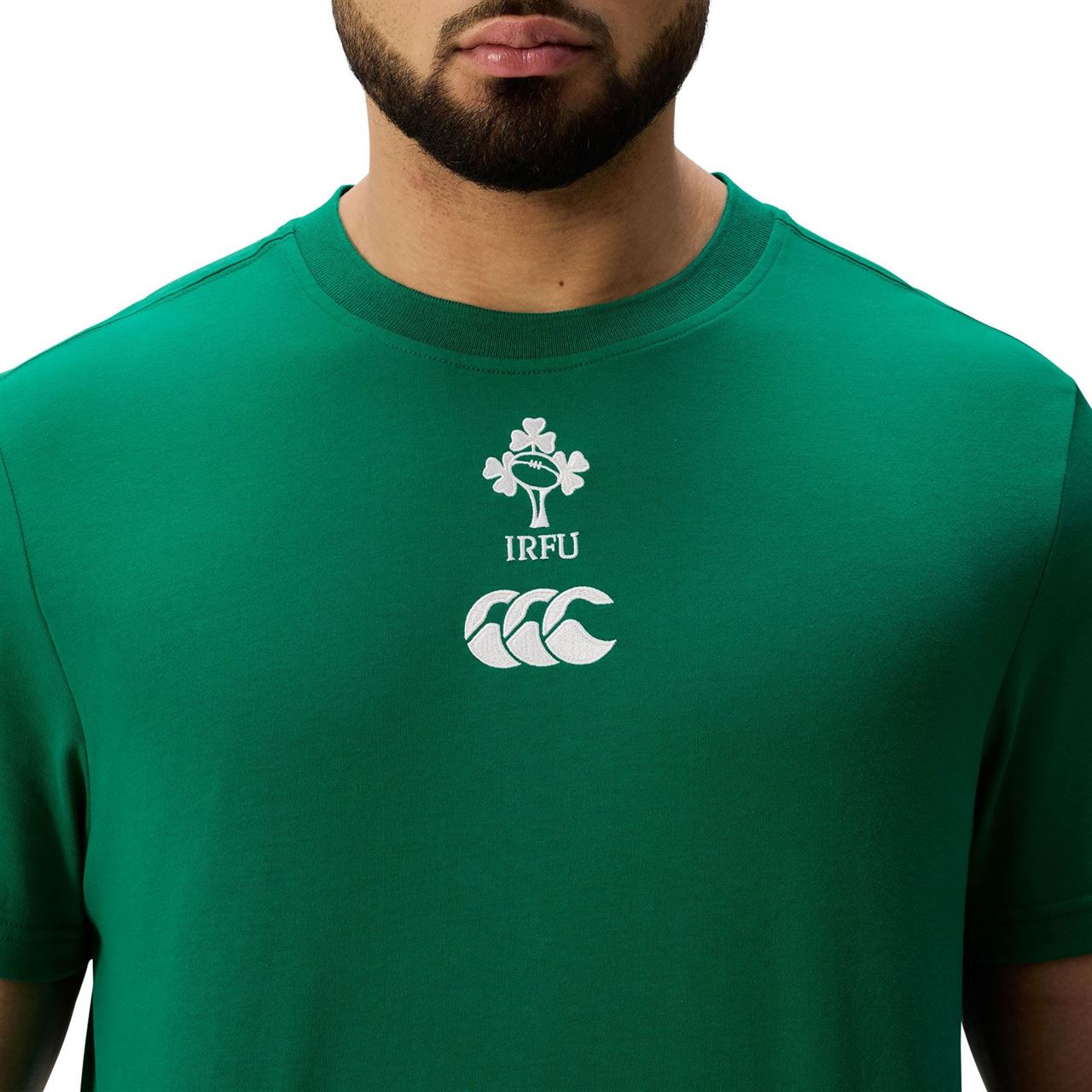 Canterbury IRFU Ireland Rugby 2025/26 Mens Training T-Shirt ...