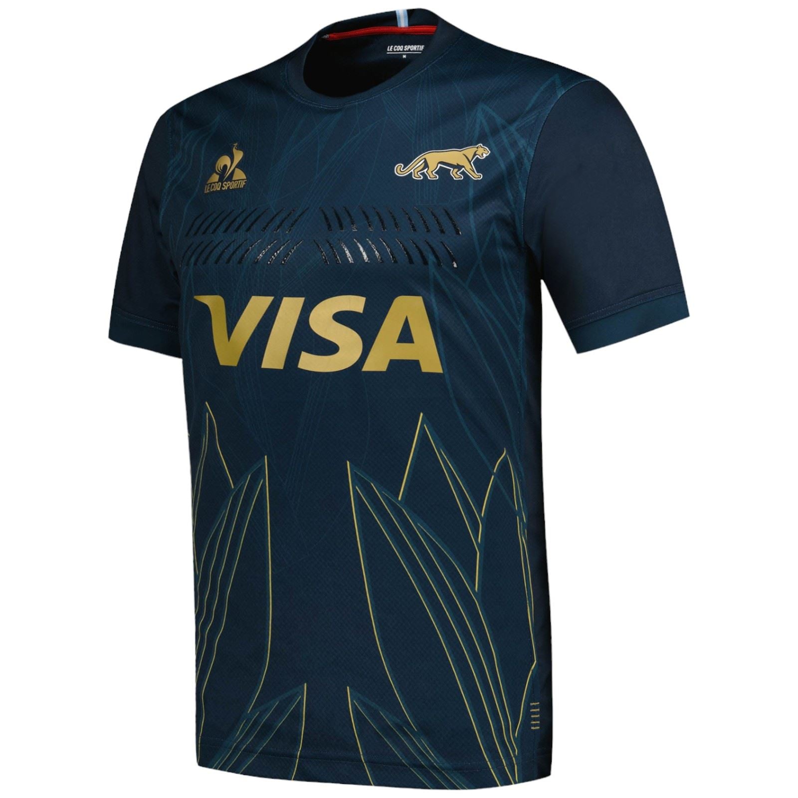 LeCoq Sportif Argentina 2024/25 Short Sleeved Mens Away Rugby Jersey ...