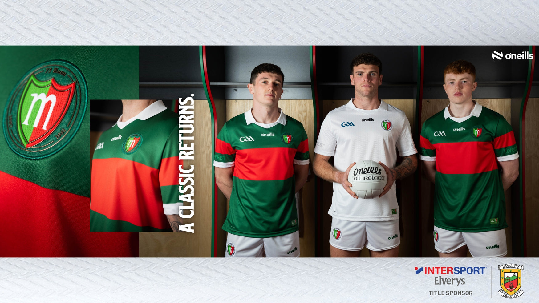Mayo Jersey | Mayo GAA Shirts & Kit | Elverys – Intersport Elverys
